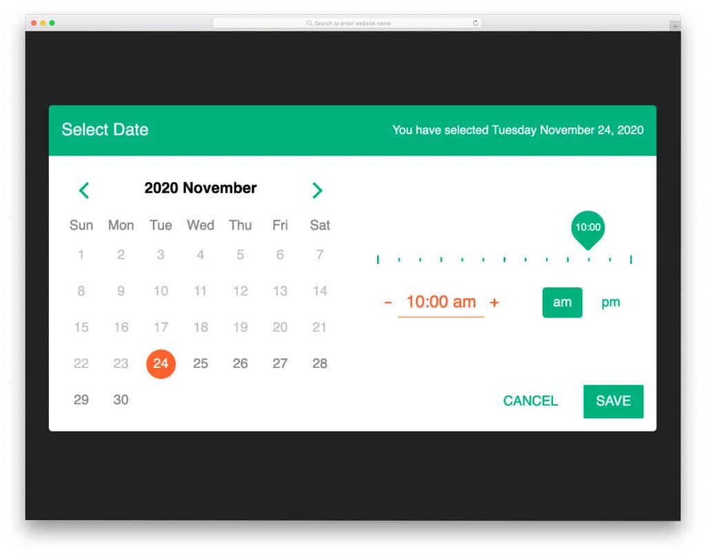 37 Professional Bootstrap Calendar Examples - 2022