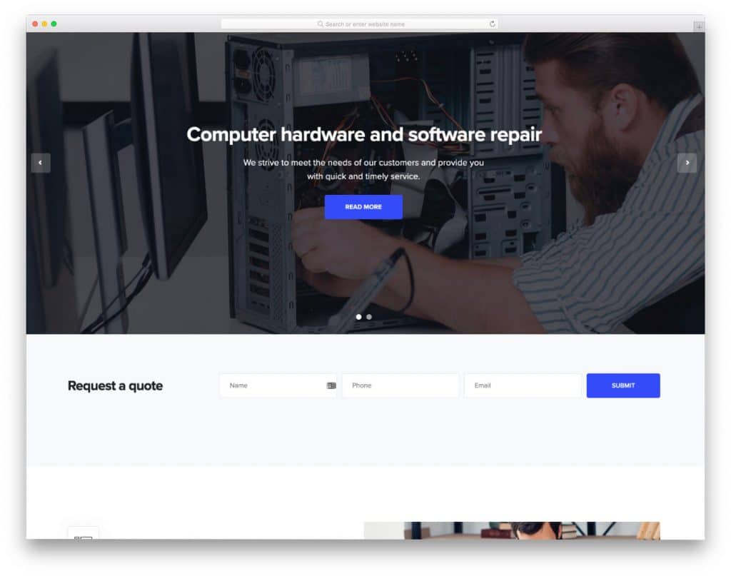 30 Customer Friendly Computer Repair WordPress Themes