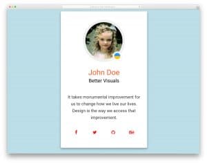 36 Bootstrap Profile Page Examples For Webs Applications And Websites