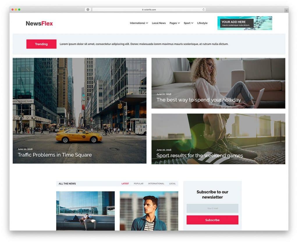 42 Best Content Focused Free Magazine Website Templates 2022