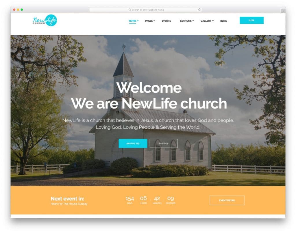 23 Religious Website Template That Can Provide A Moment Of Epiphany
