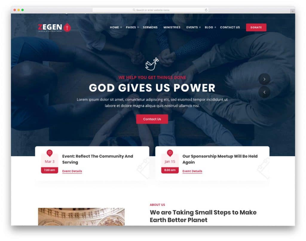 23 Religious Website Template That Can Provide A Moment Of Epiphany