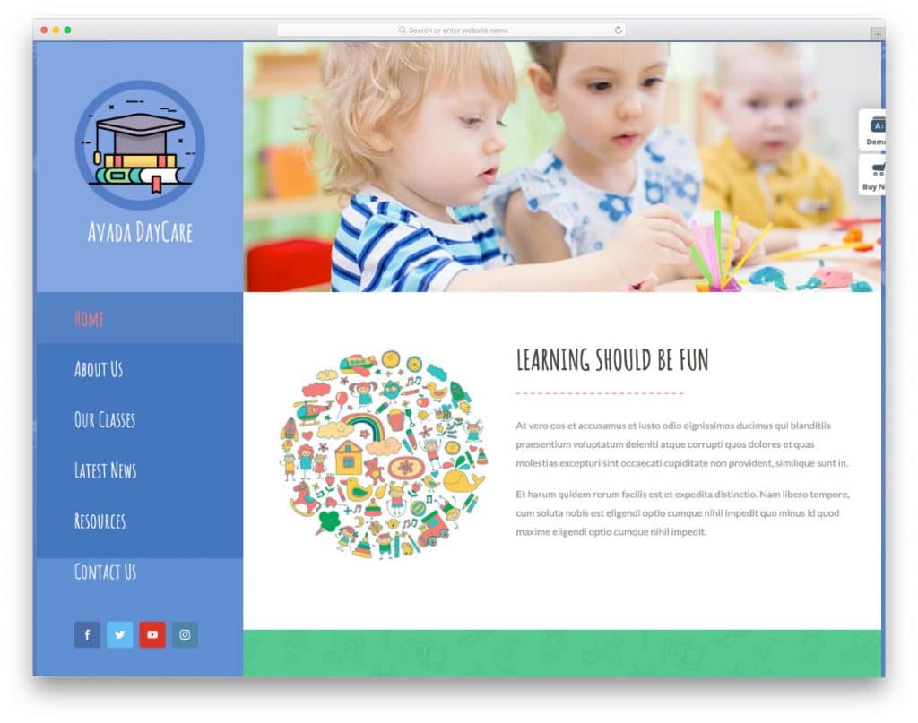 20 Kids School Website Templates To Make Learning Fun For Students