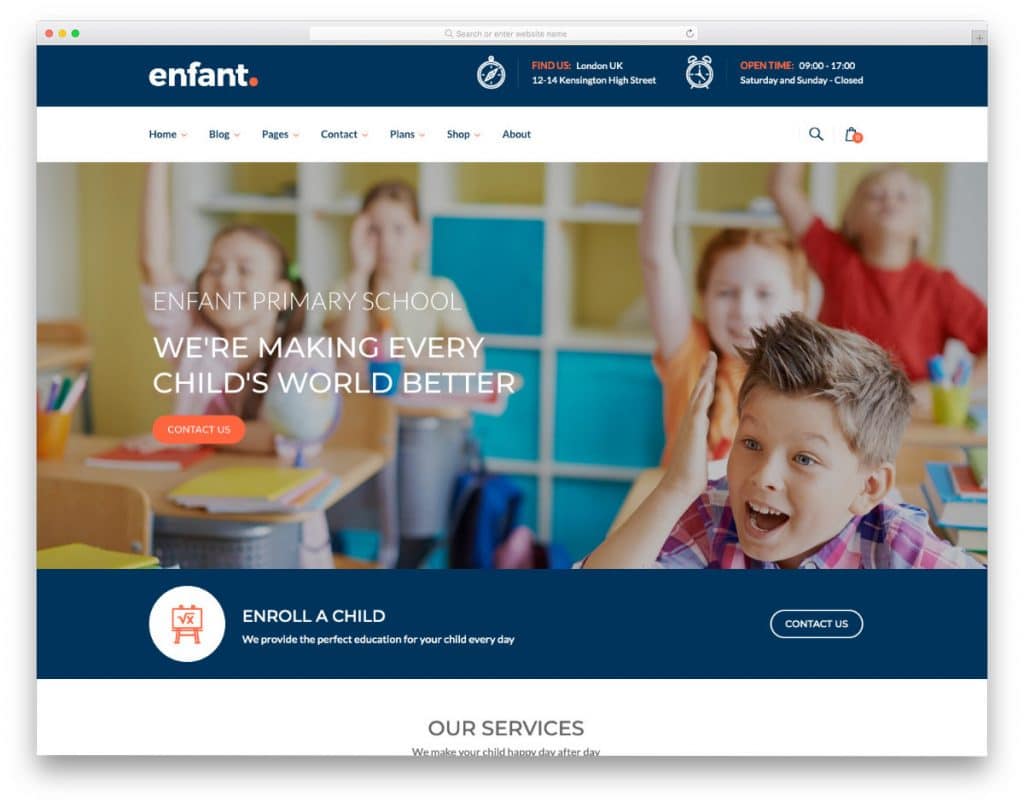20 Kids School Website Templates To Make Learning Fun For Students