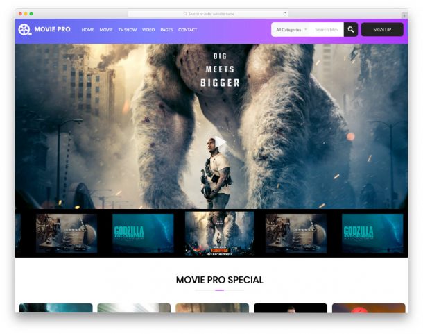 23 Modern Age Movie Websites Templates 2022 - uiCookies