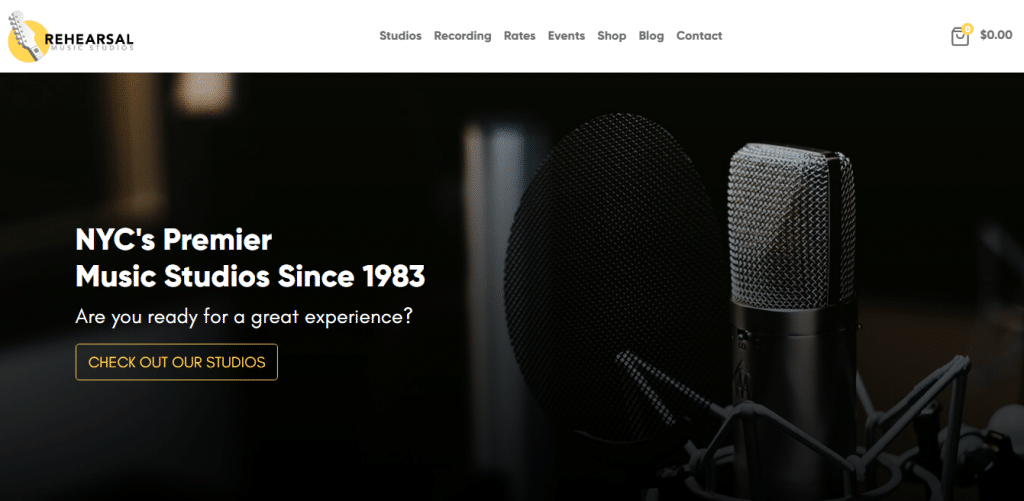 20 WordPress Recording Studio Website Template For Creative People