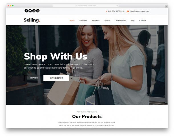 30+ Free Bootstrap 4 Website Templates Best Suited For All Niches