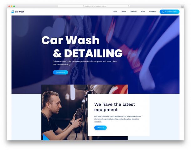 26 Gleaming Auto Detailing Website Template 2022 - uiCookies