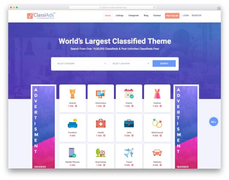26 Smart Craigslist Templates For Classifieds Ads Websites - uiCookies