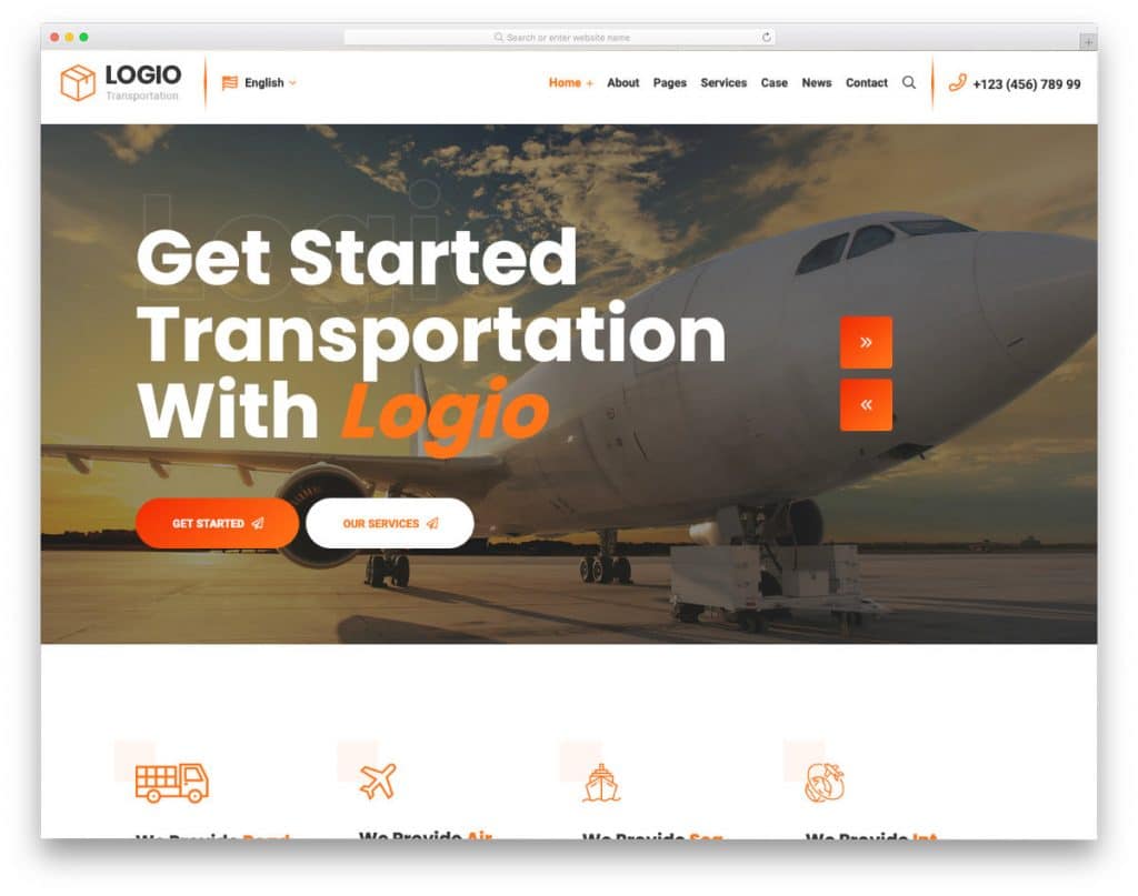 28 Best Transportation Websites Templates 2022 - uiCookies
