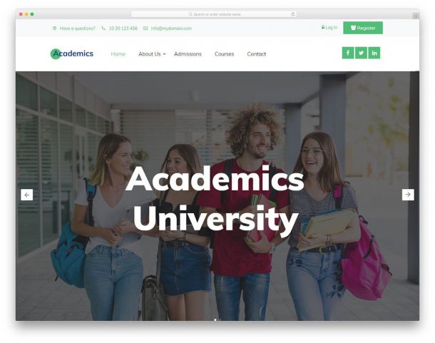 26 Smart Academic Websites Templates 2022 - uiCookies