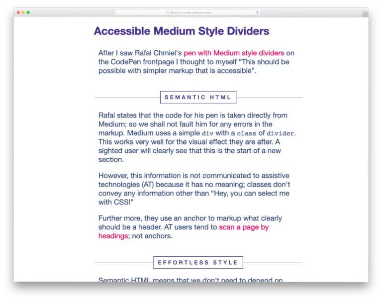 32 Beautiful HTML hr CSS Design With Custom CSS 2025 - uiCookies