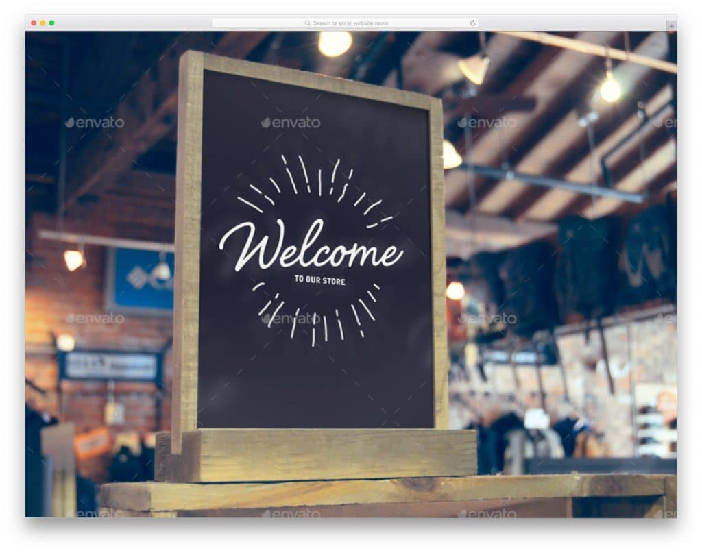 35 Vintage And Modern Sign Mockups For Commercial Stores - uiCookies