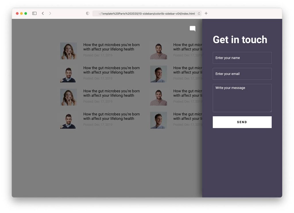 30 Best Free Bootstrap Sidebar Examples 2025 - uiCookies