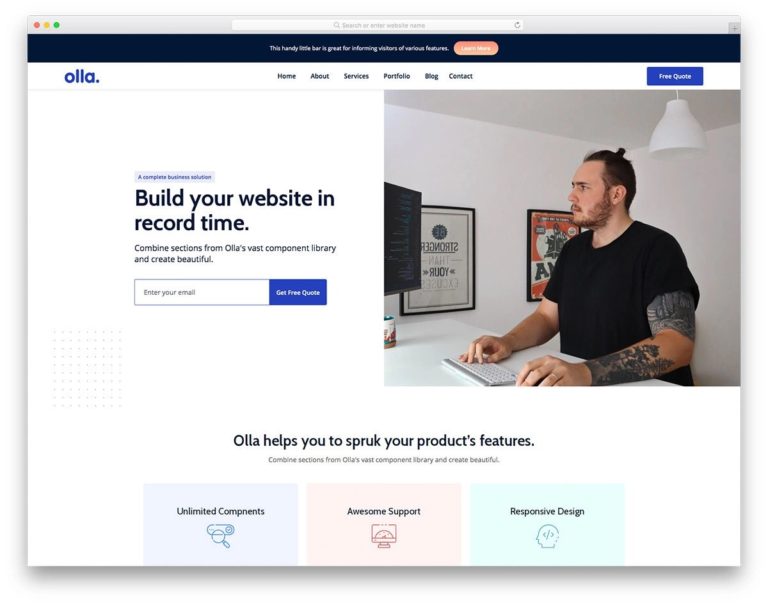 50 Best Clean Website Templates 2025 - uiCookies