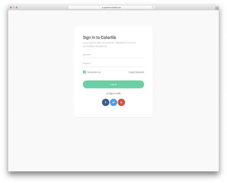 50 Best Free Login Forms & Templates 2026