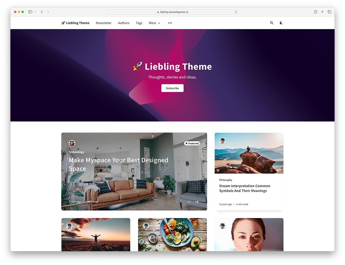 16 Best Free Ghost Themes for Bloggers 2025 - uiCookies