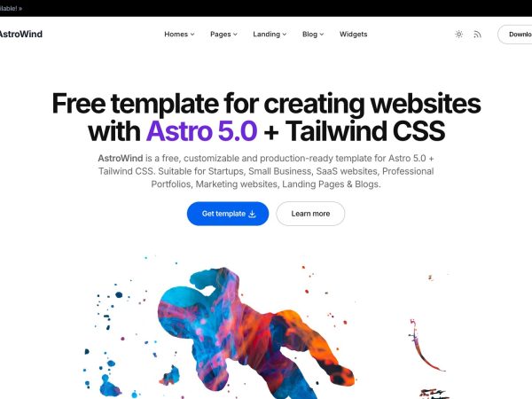 20 Best Free Astro Templates 2026 - uiCookies