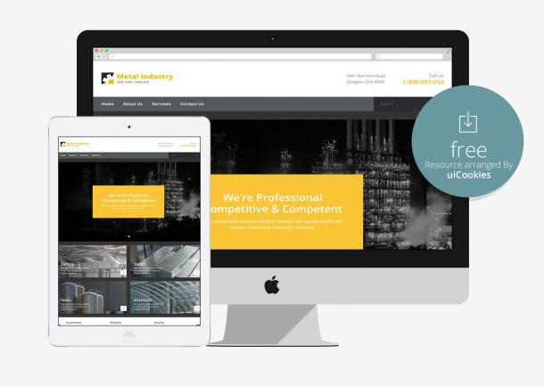Metallix - Free Industrial & Construction Company Bootstrap HTML5 Template