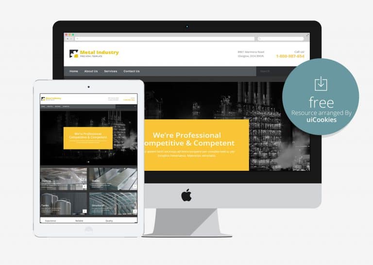Metallix - Free Industrial & Construction Company Bootstrap HTML5 Template